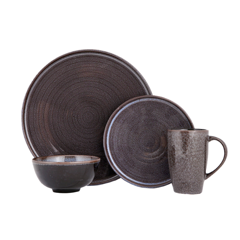 Rock 4 Piece Dinnerware Set w/Mug